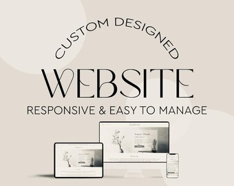 Custom Website Design - Etsy