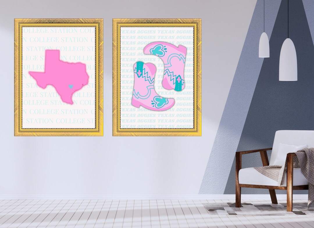 Aggie Decor, College Station Decor, Texas A&M Decor, Room/dorm Decor ...