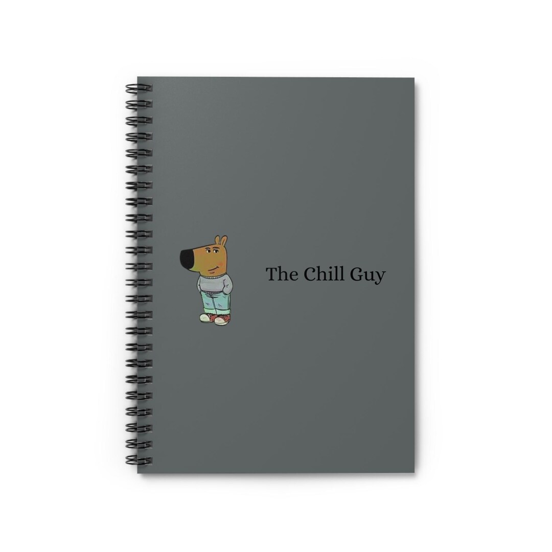 Chill Guy Notebook, Note Taking, Drawing, Journal - Etsy