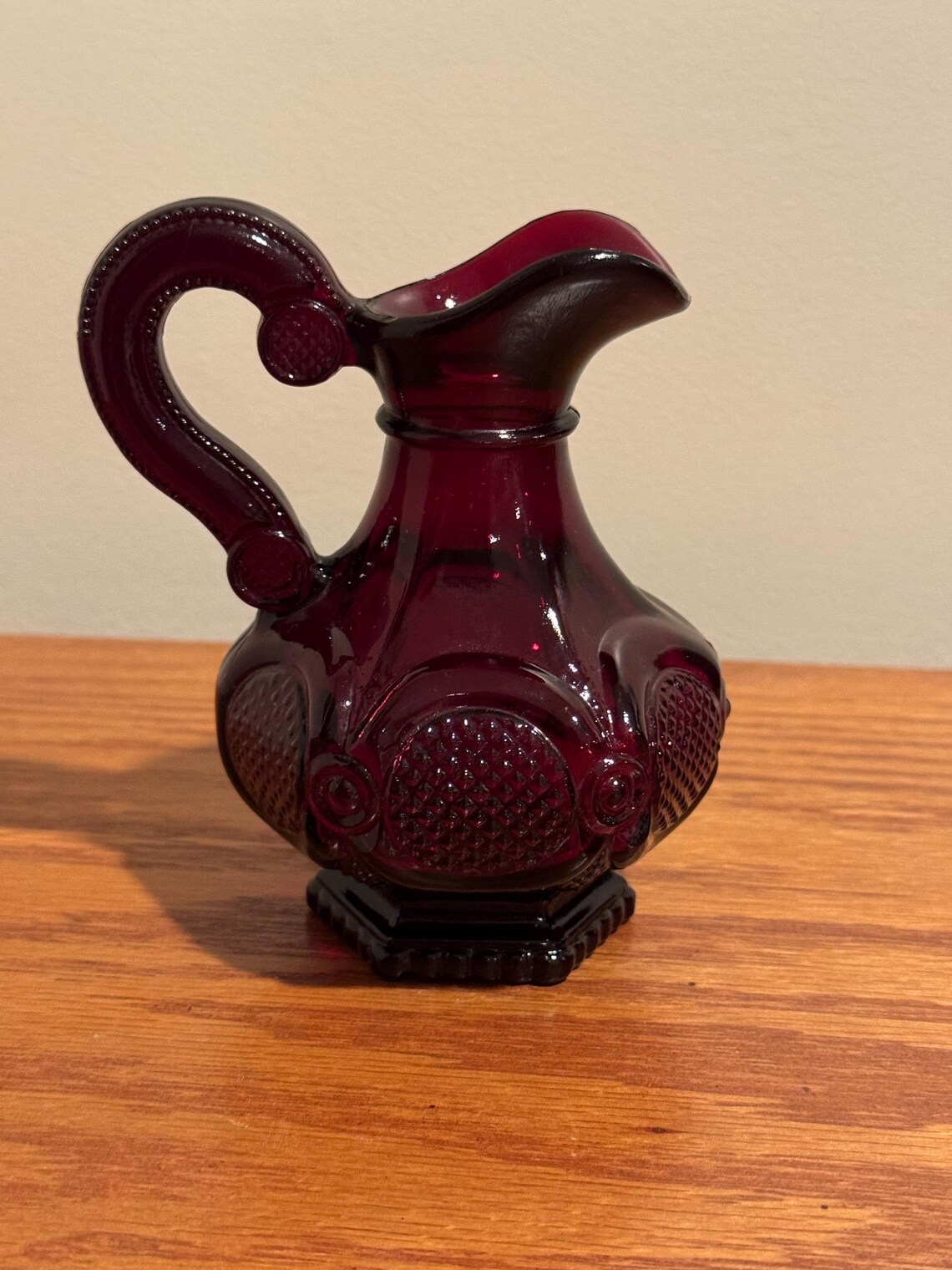 Vintage Avon Cape Cod Ruby Red 1876 Cruet - Etsy
