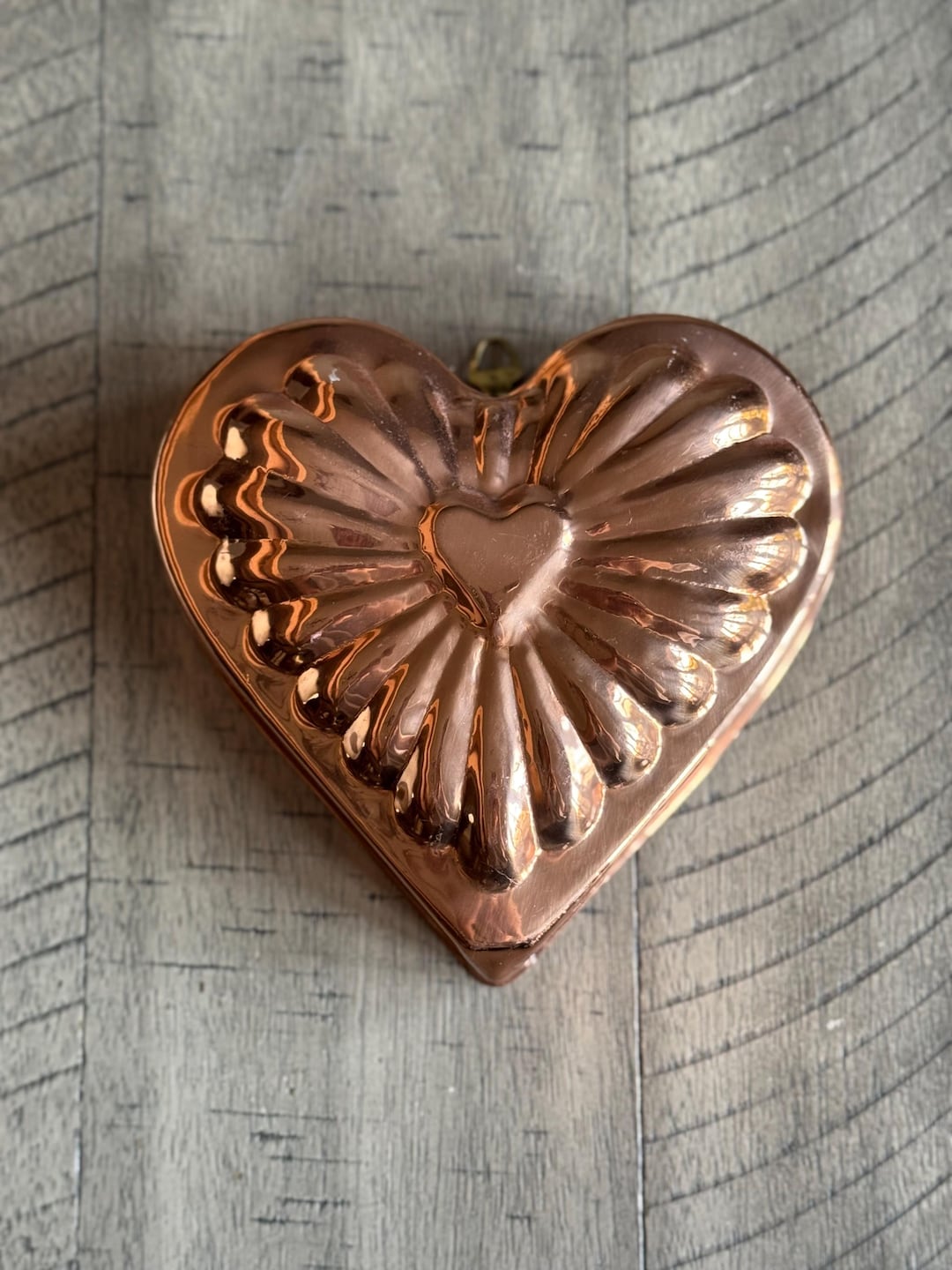 Vintage Copper Heart Mold - Etsy