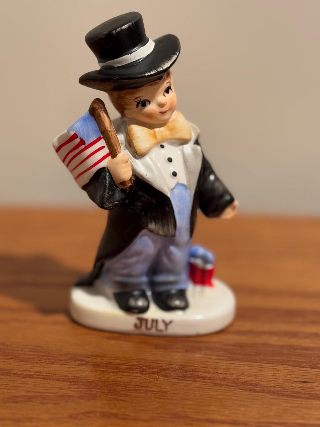 Vintage Lefton July Boy Figurine - Etsy