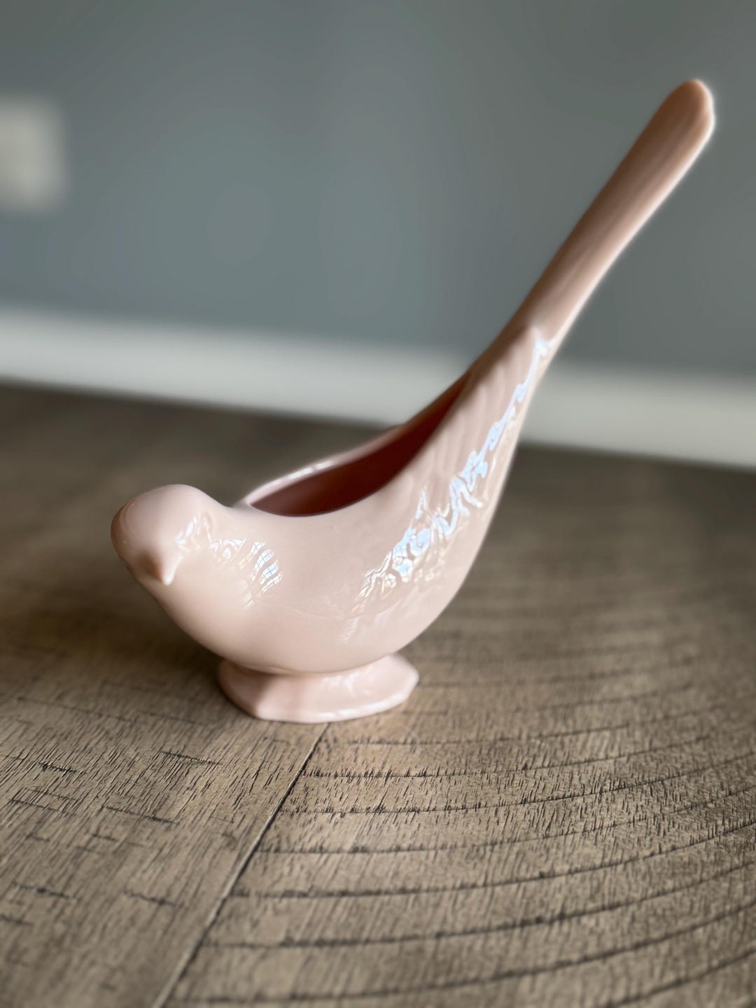 Vintage Lenox Pink Bird of Happiness Ceramic Figurine Planter Vase ...