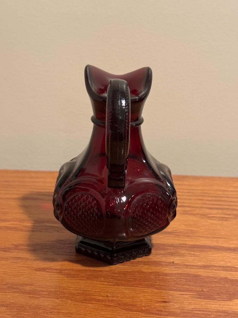 Vintage Avon Cape Cod Ruby Red 1876 Cruet - Etsy