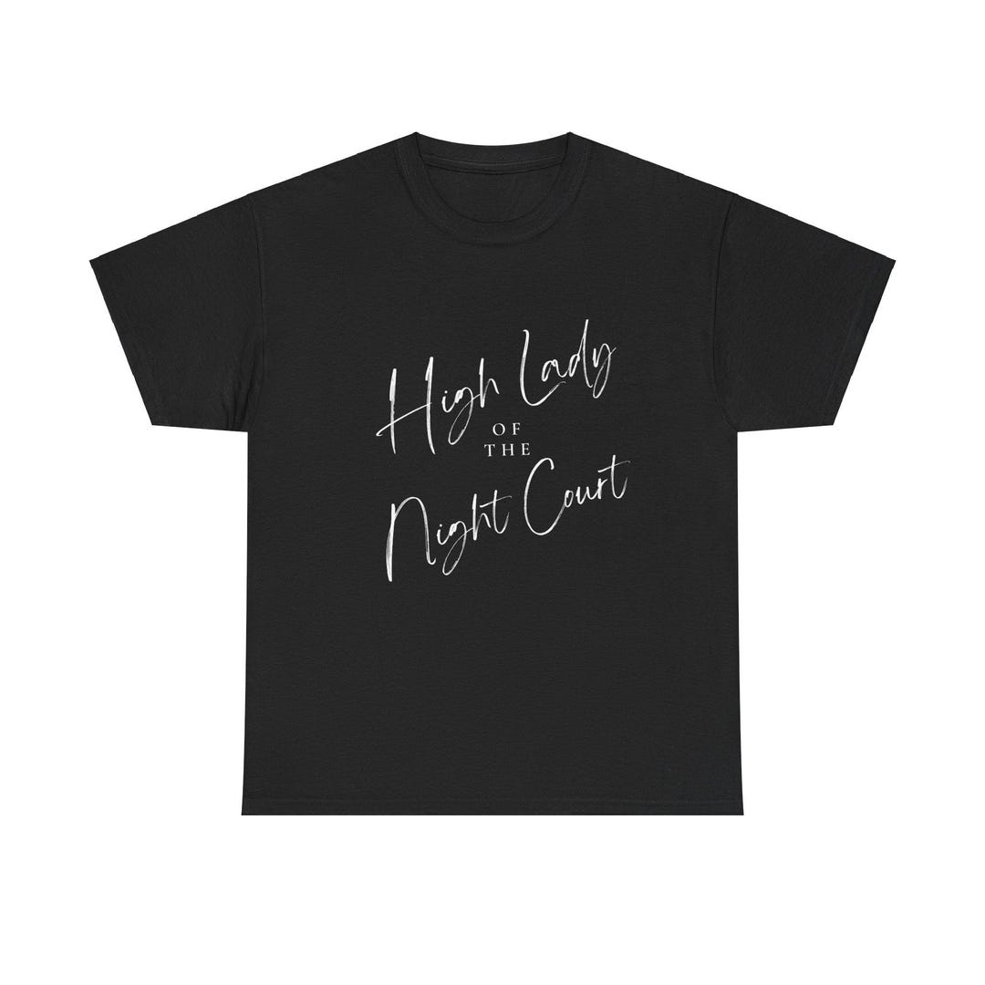 ACOTAR High Lady of the Night Court T Shirt - Etsy