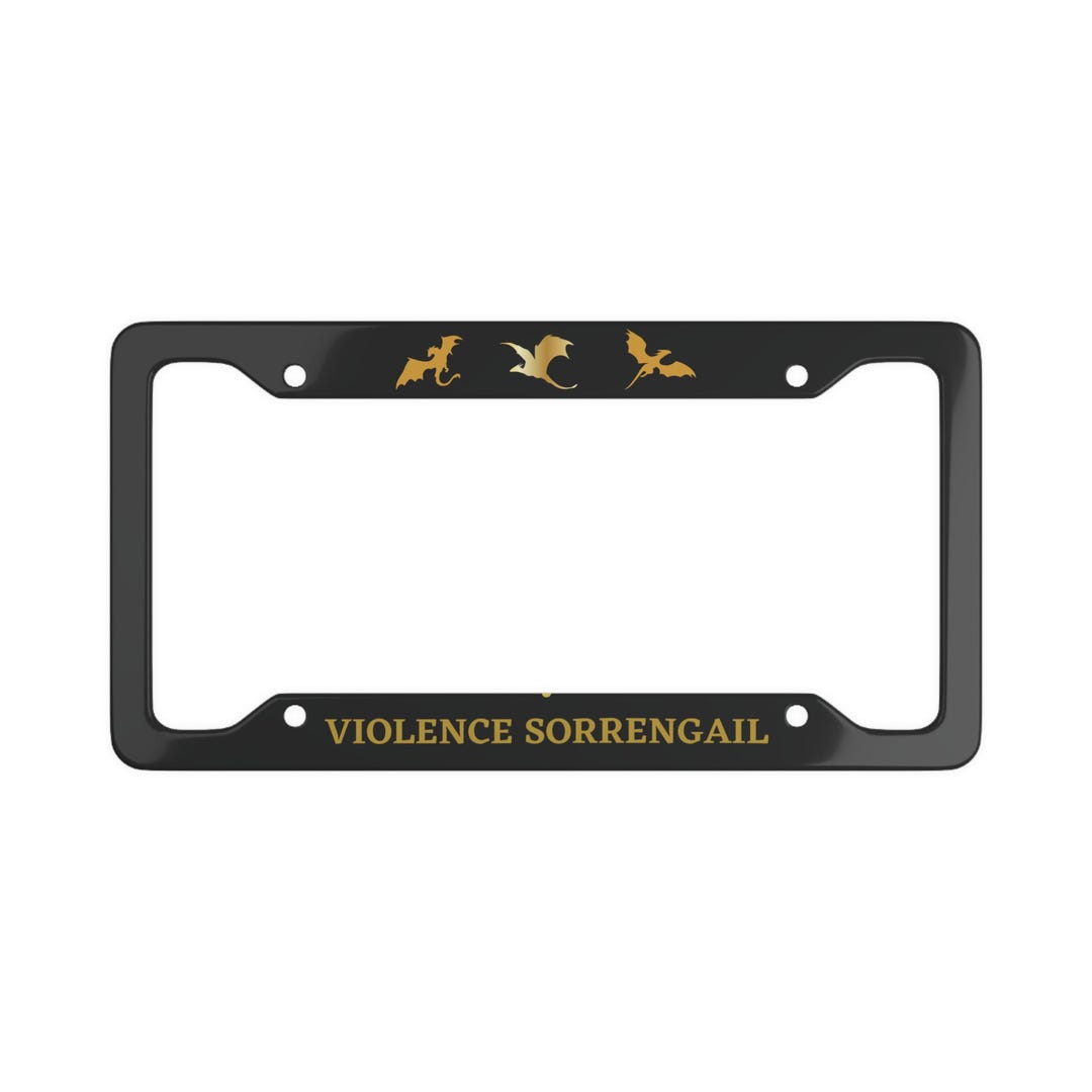 Violence Sorrengail Fourth Wing License Plate Frame - Etsy