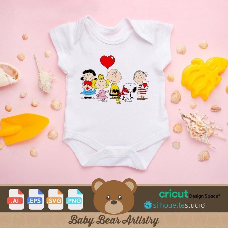 Valentine's Day Lucy Charlie Sally Linus Snoopy Woodstock PNG Eps AI ...