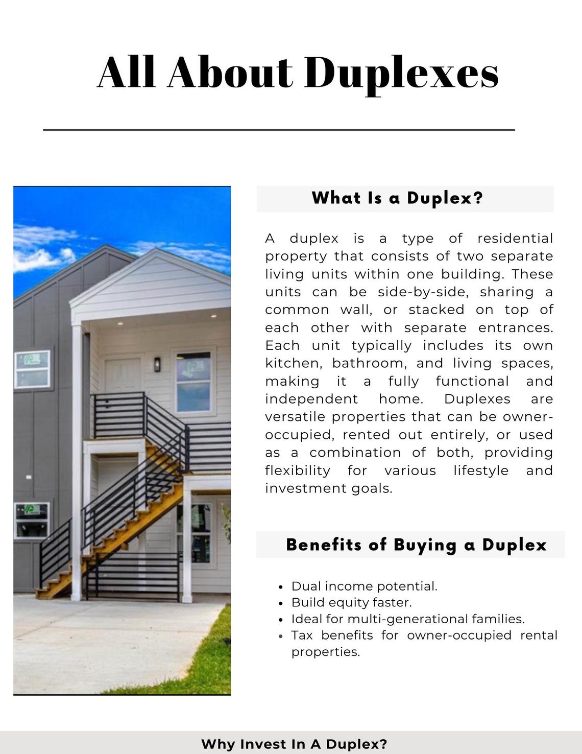 Editable Duplex Homebuying Guide - Etsy
