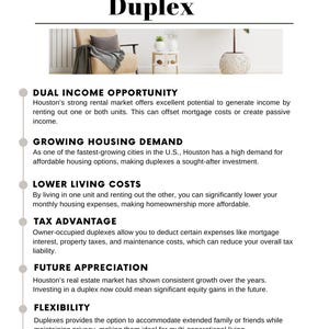 Editable Duplex Homebuying Guide - Etsy
