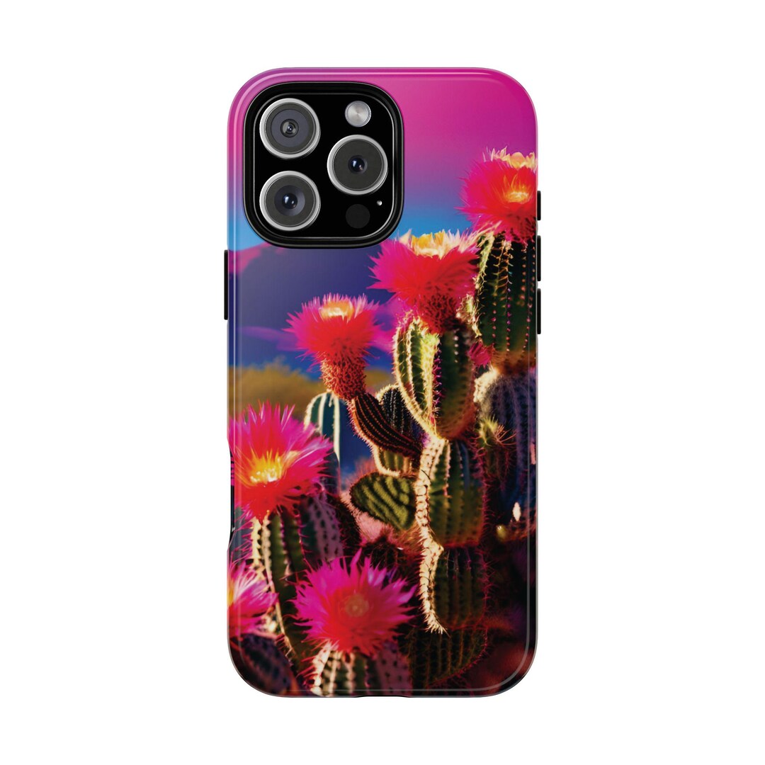 Desert Pink Sky Case - Cactus Lover Case, iPhone Protective Phone Cover ...