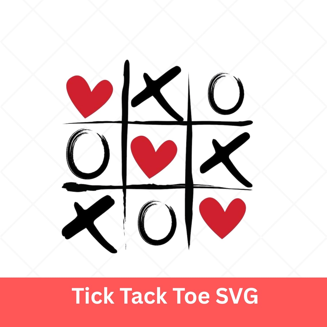 Tic Tac Toe SVG Game Board – Printable Kids Activity, Fun DIY Cricut ...