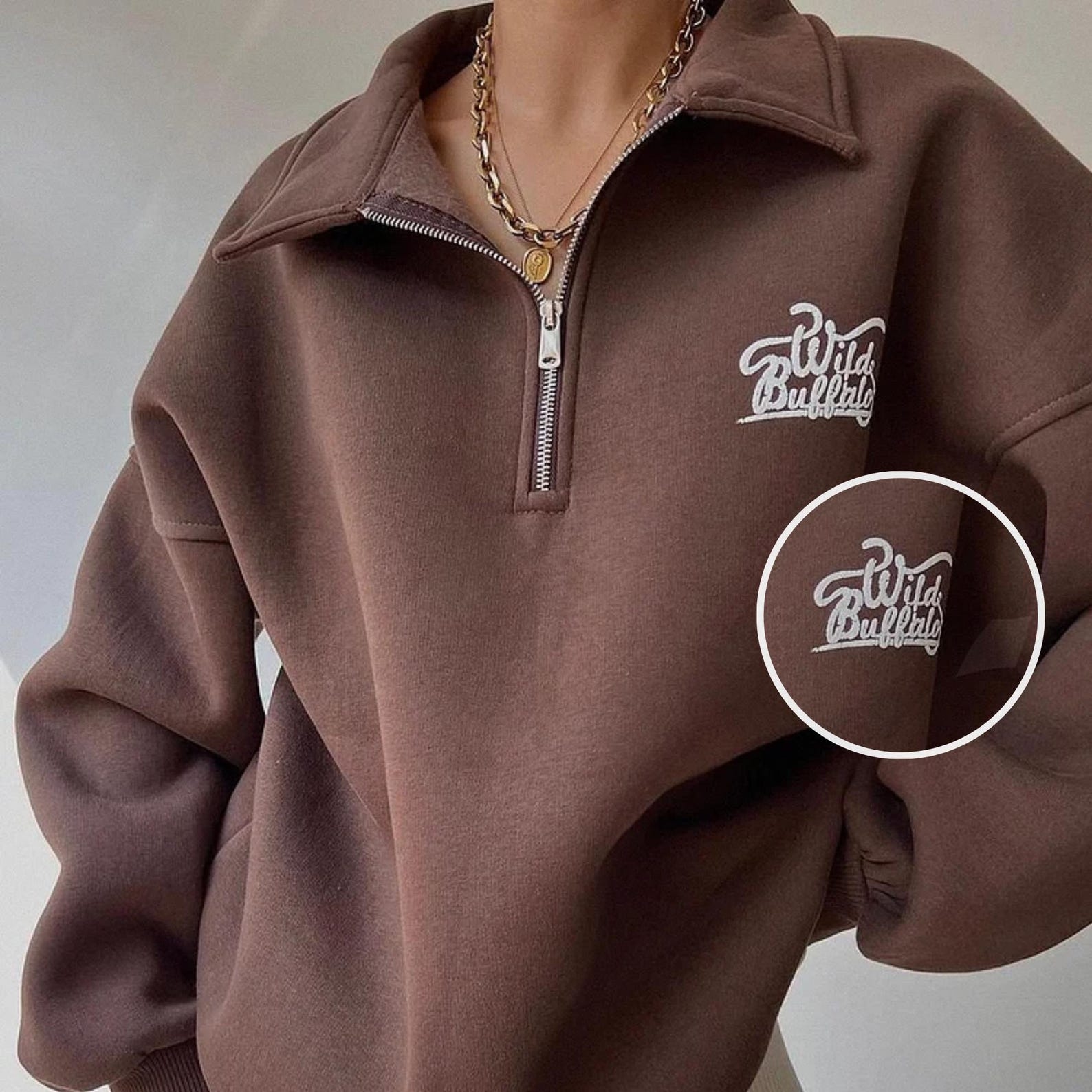 Custom Monogram Quarter Zip Sweater, Personalized Quarter Zip ...