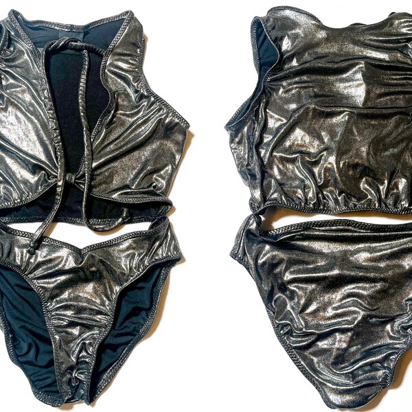 Metallic Swimsuit - Etsy