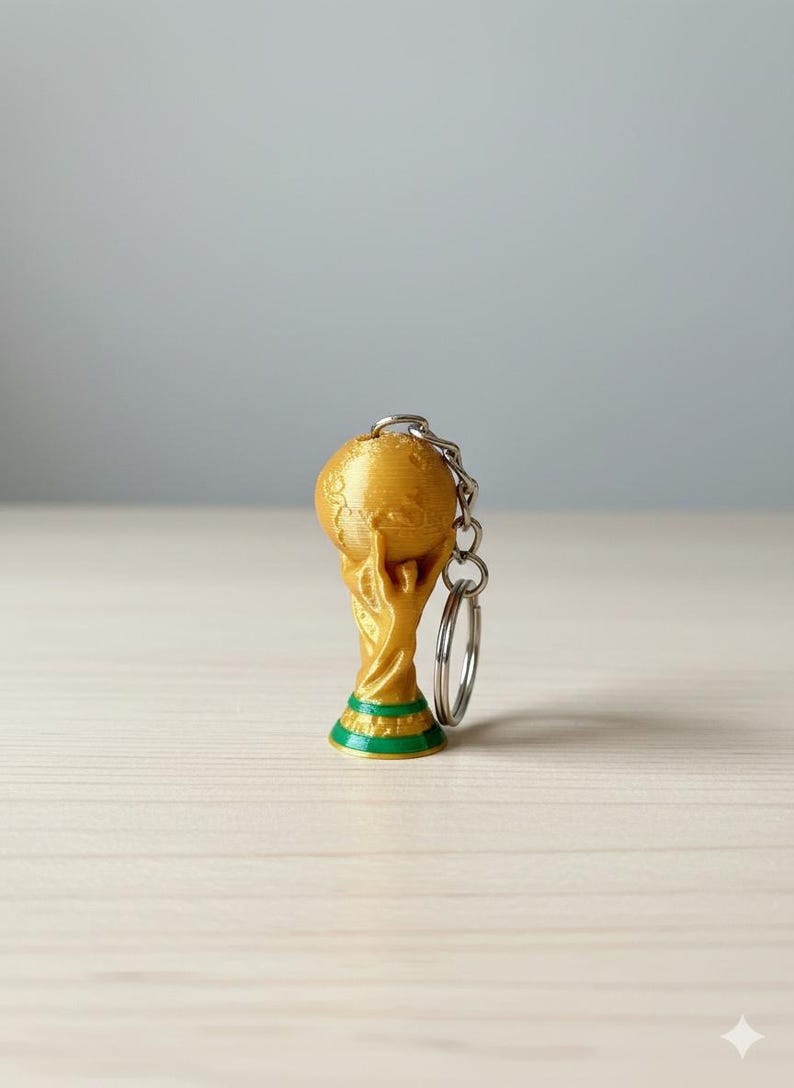 FIFA World Cup Trophy Keychain 3D Printed World Cup 2026 - Etsy