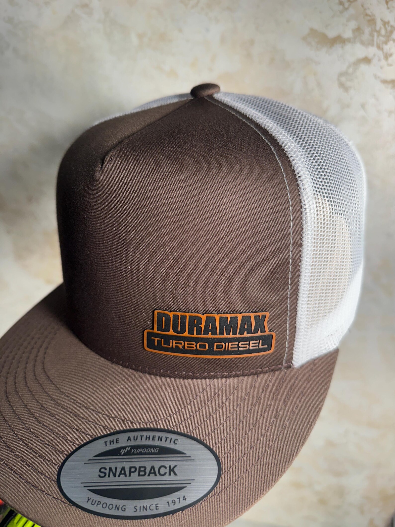 Duramax Turbo Diesel Trucker Hat With Leather Style Patch - Etsy