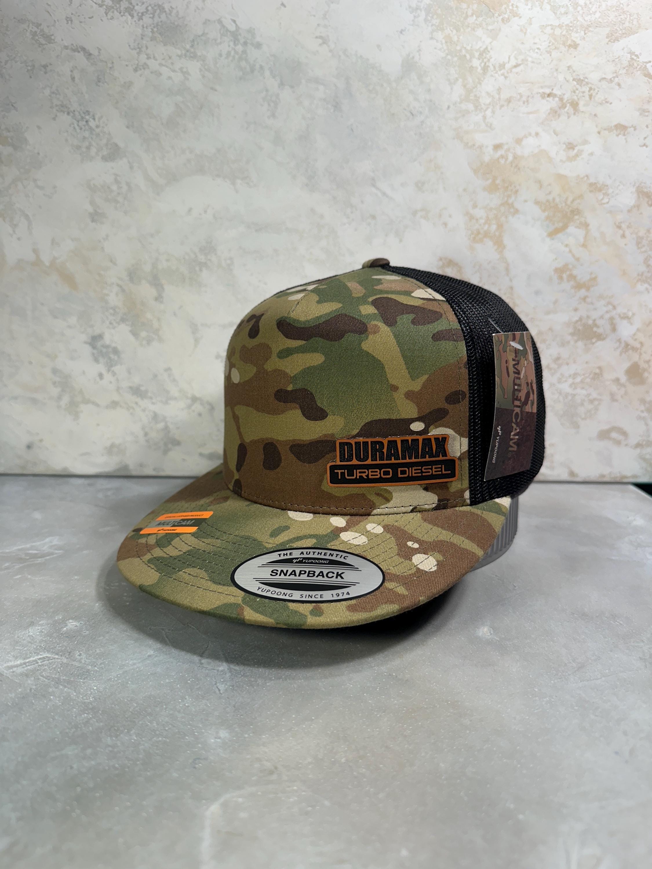 Duramax Turbo Diesel Trucker Hat With Leather Style Patch - Etsy