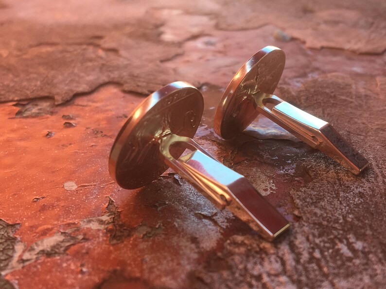 Sterling Silver Cuff Links Buffalo / Indian Head Nickel Skeleton Skull ...