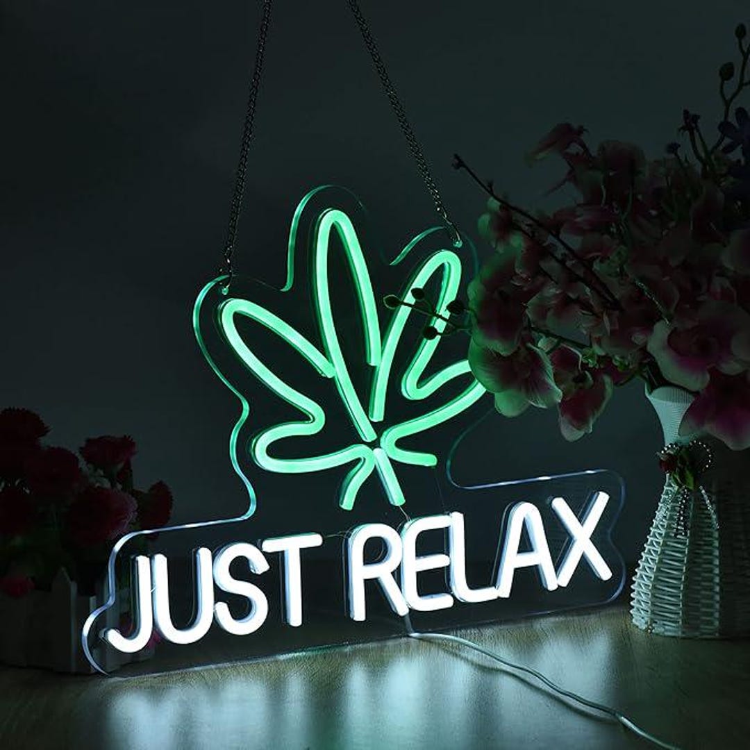 Just Relax Neon Sign | Custom Just Relax LED Sign - Etsy