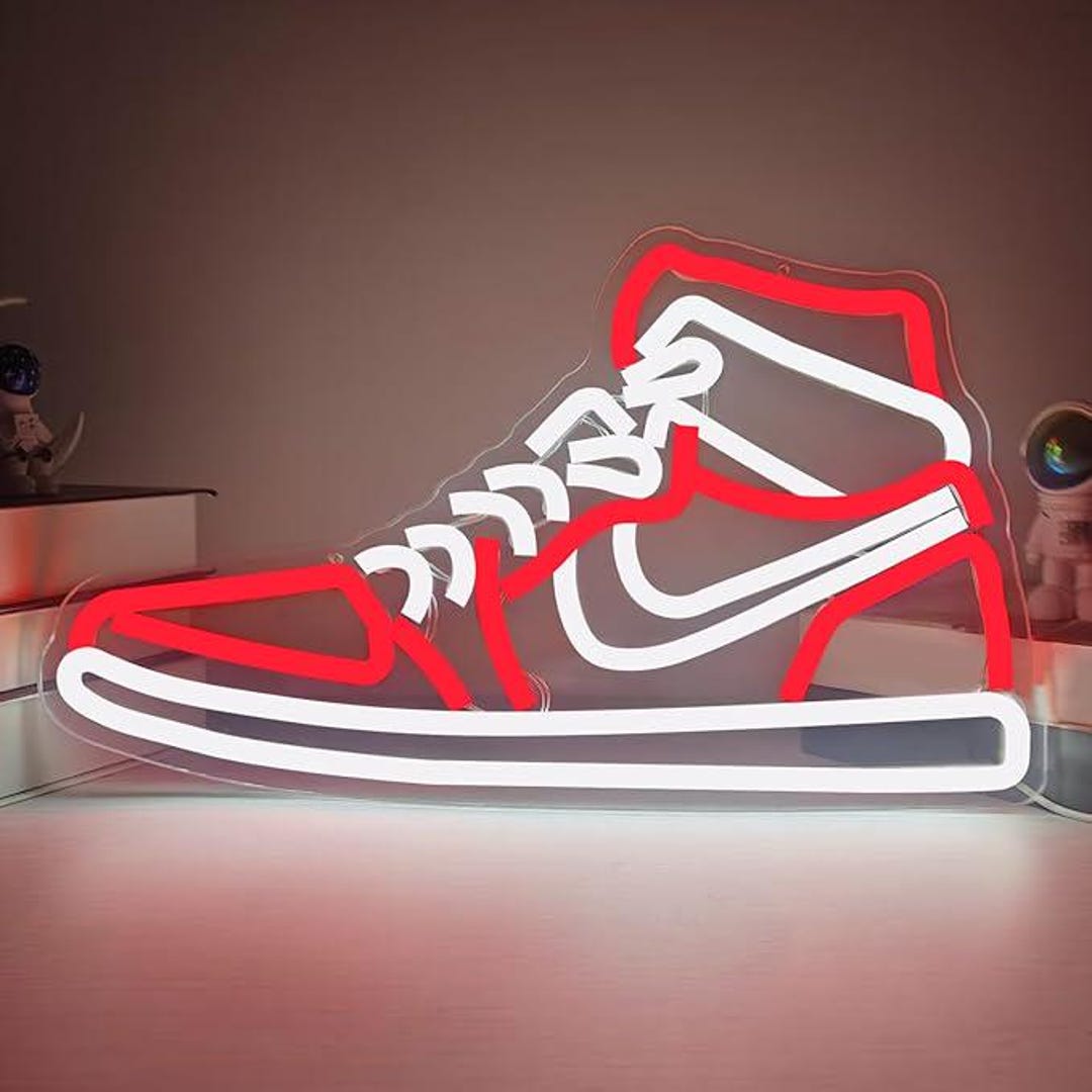 Sneakers Neon Sign | Custom Neon Sign | Sneakers Sign | Shoes Neon Sign ...