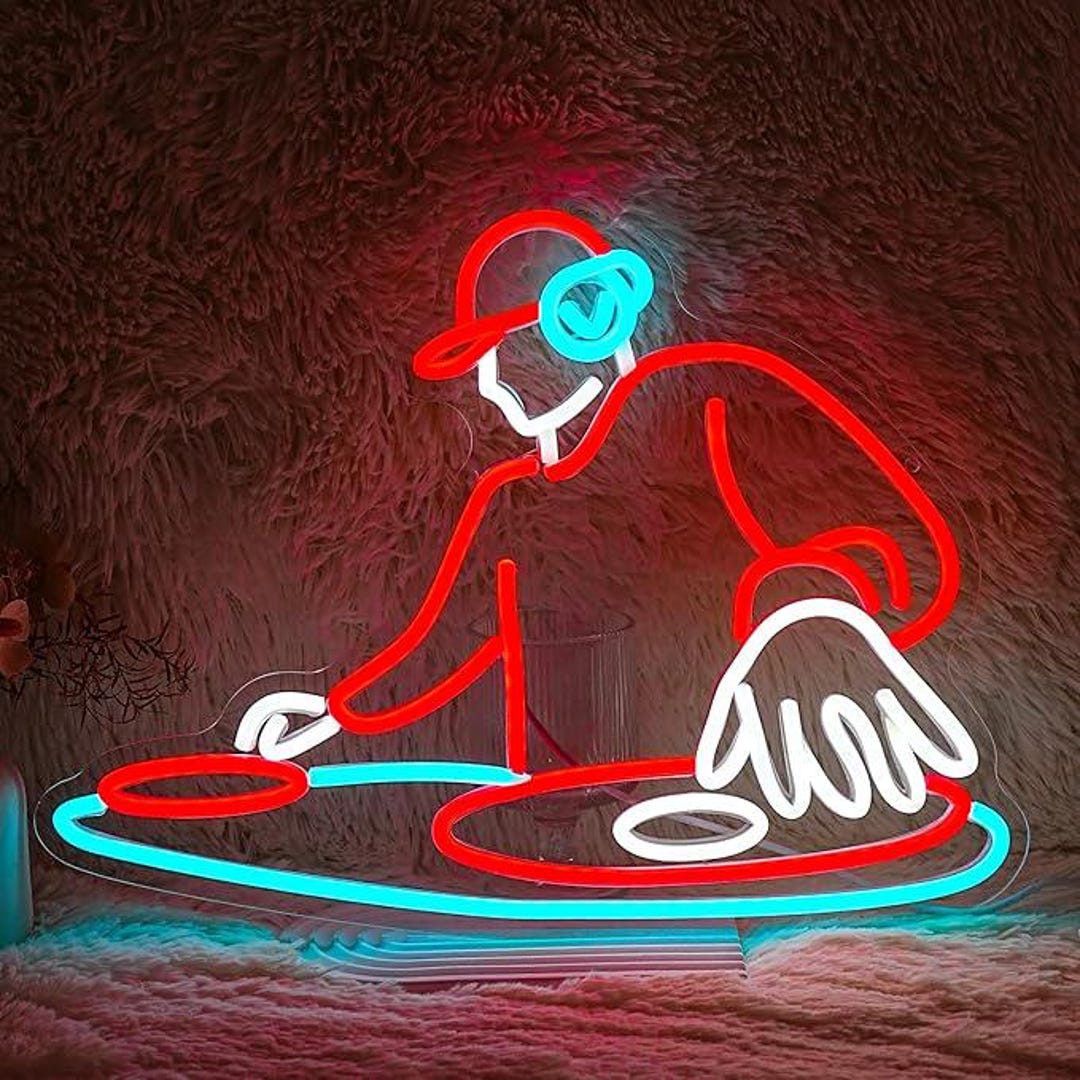 DJ Neon Sign | Custom DJ LED Signs - Etsy
