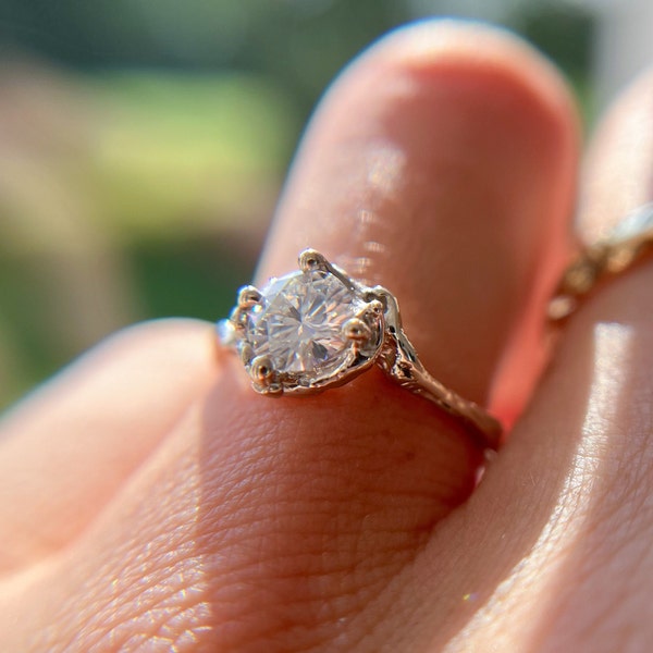 Nature Inspired Engagement Rings - Etsy