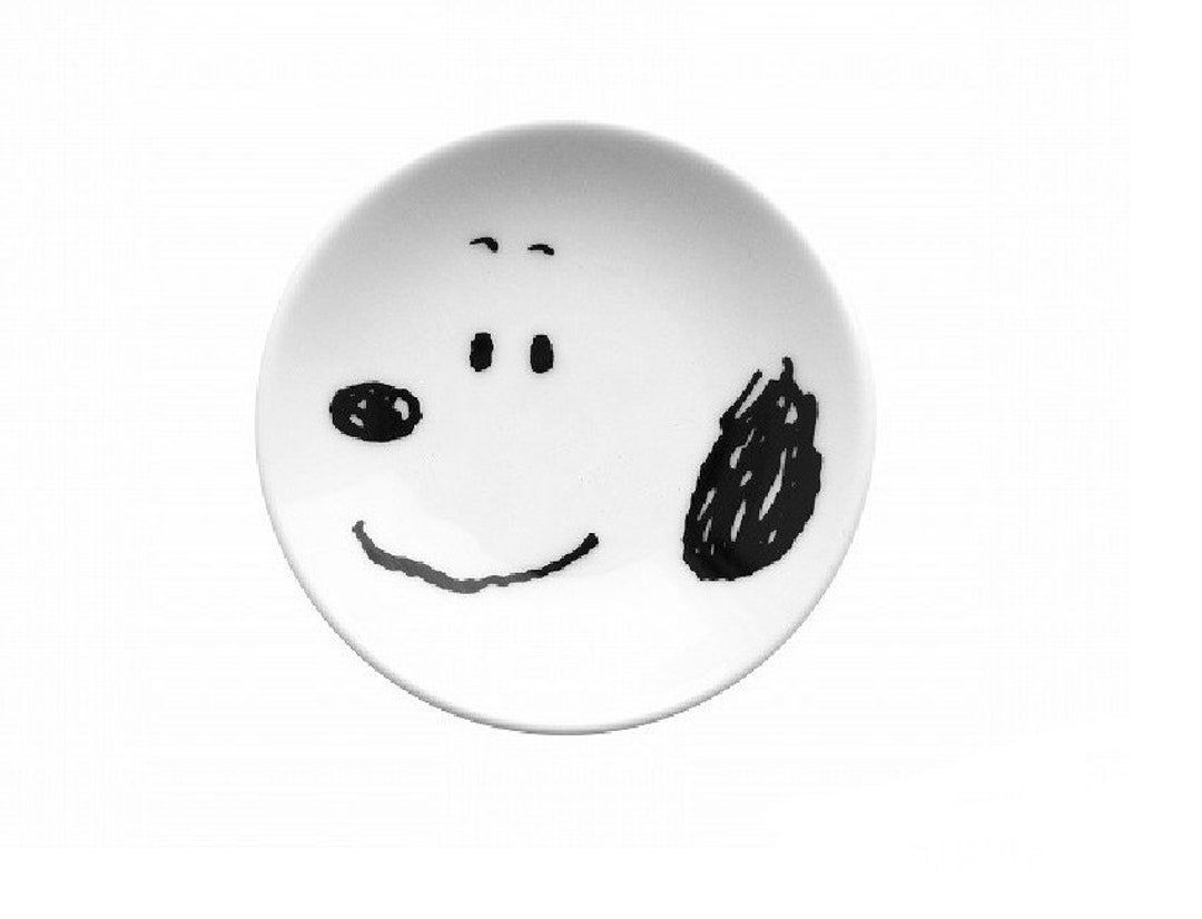 Snoopy Face Mini Plate - Etsy