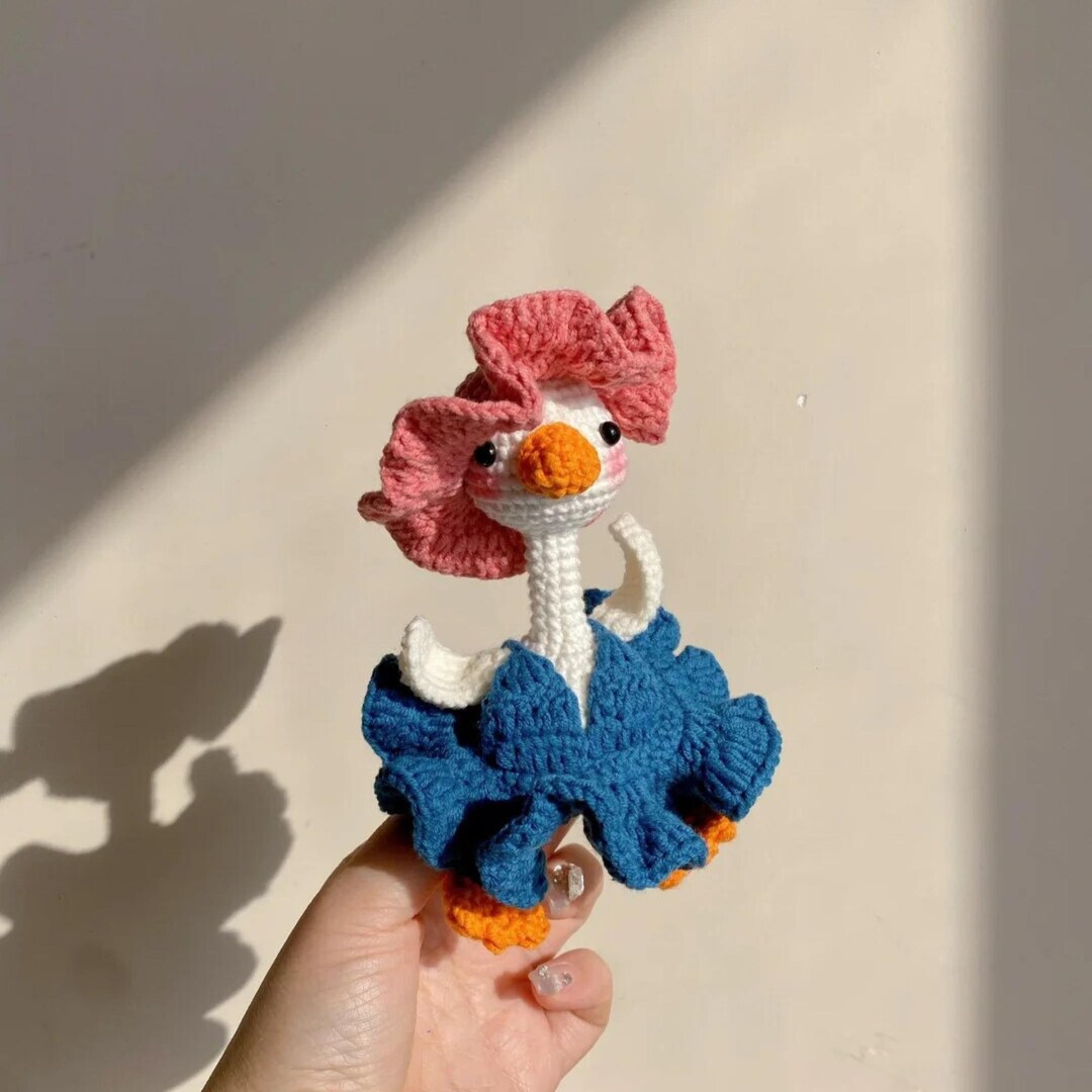 Lady Duck Crochet Pattern, Duck Amigurumi, Crochet Duck Tutorial for ...