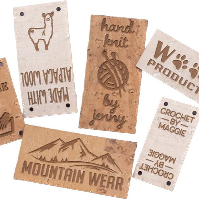 Sew on Labels Custom Cork - Etsy