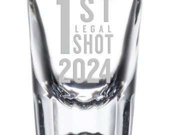 Happy Birthday Shot Glass, Square Shot Glasses, Shot Glasses for ...