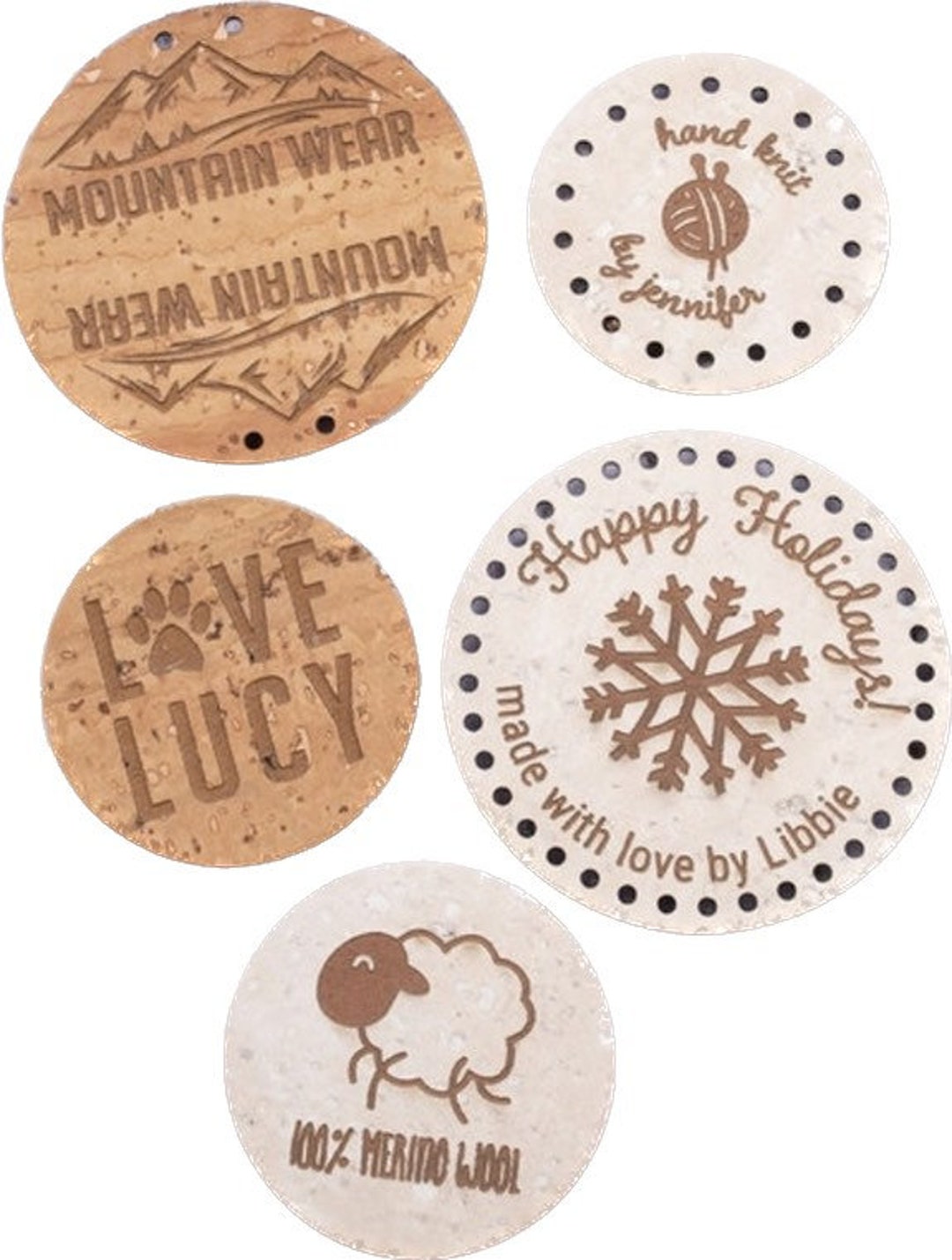 Custom Fabric Labels, Knitting Labels, Knitting Tags Personalized, 1 ...