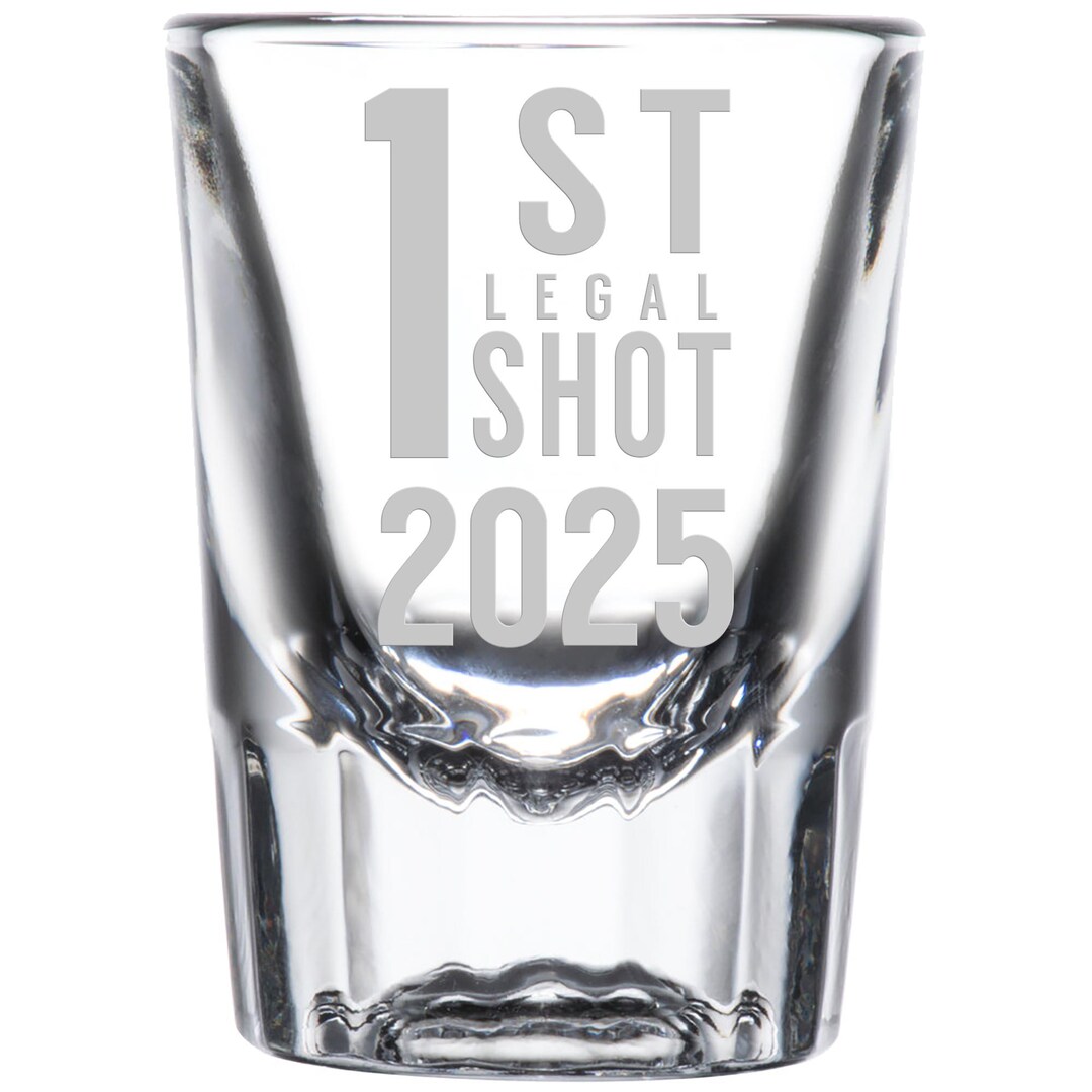 Etched Shot Glass, 21st Birthday Gift for Him - Etsy