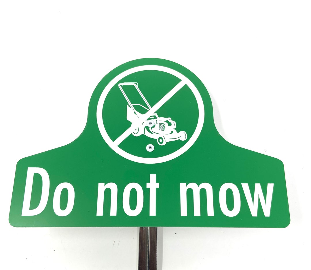 Do Now Mow Garden Markers, Outdoor Signs, Garden Sign, Gardening Gifts ...