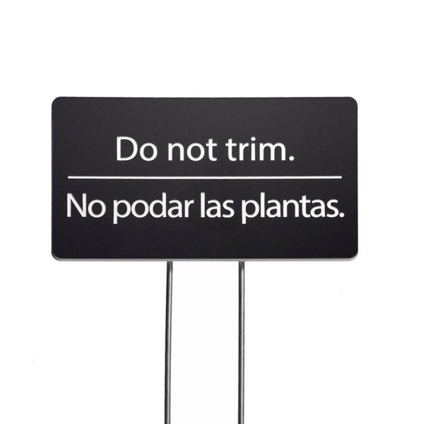 Do Not Trim Sign - Etsy