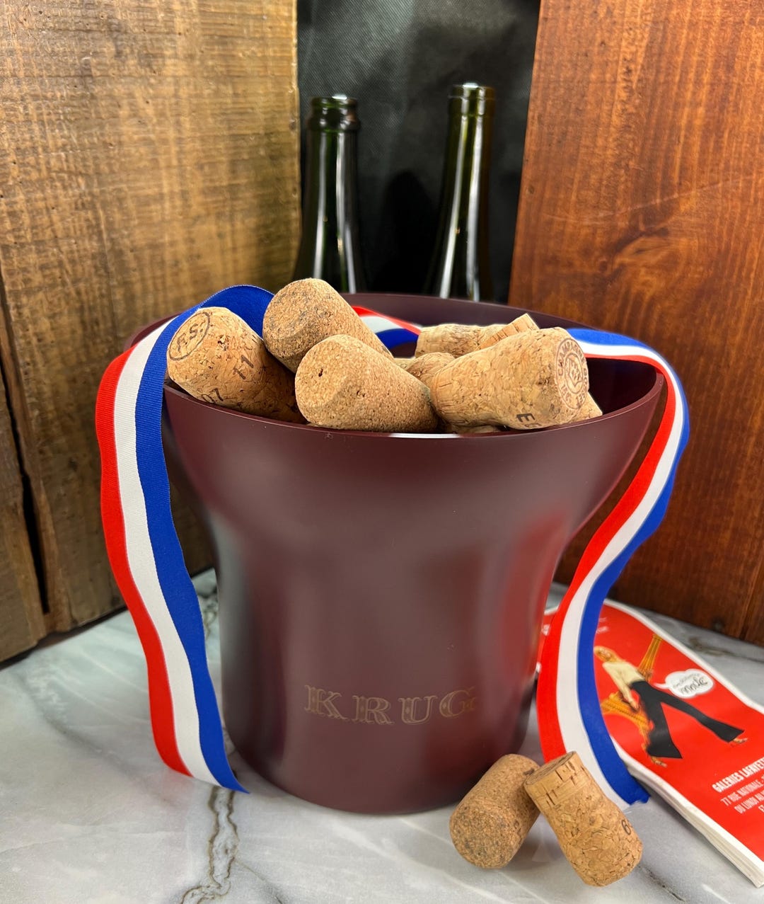 French Vintage Krug Champagne Bucket: Bar Decor Ice Chiller - Etsy