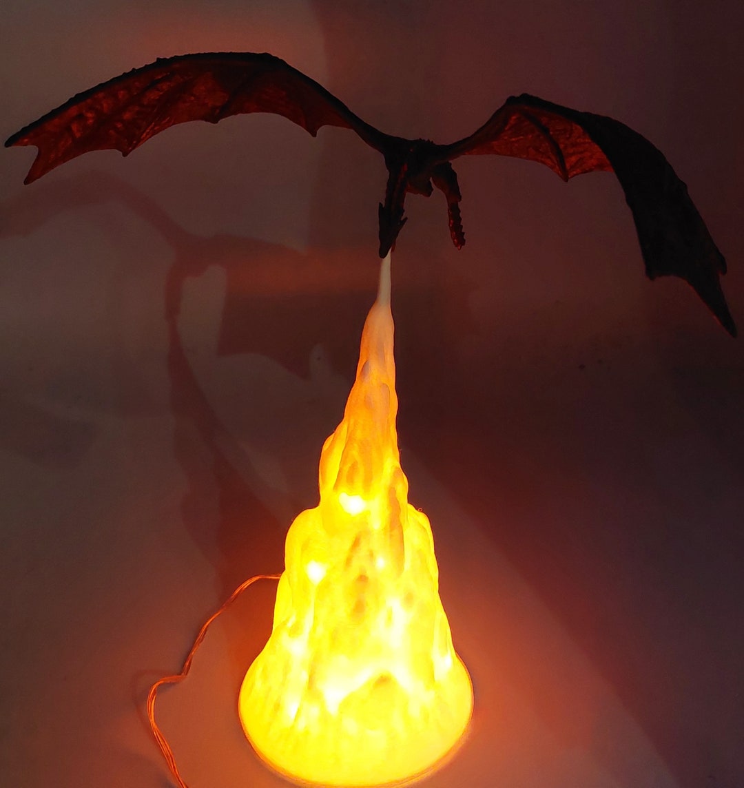 The Game of Thrones Dragon Lamp - Etsy