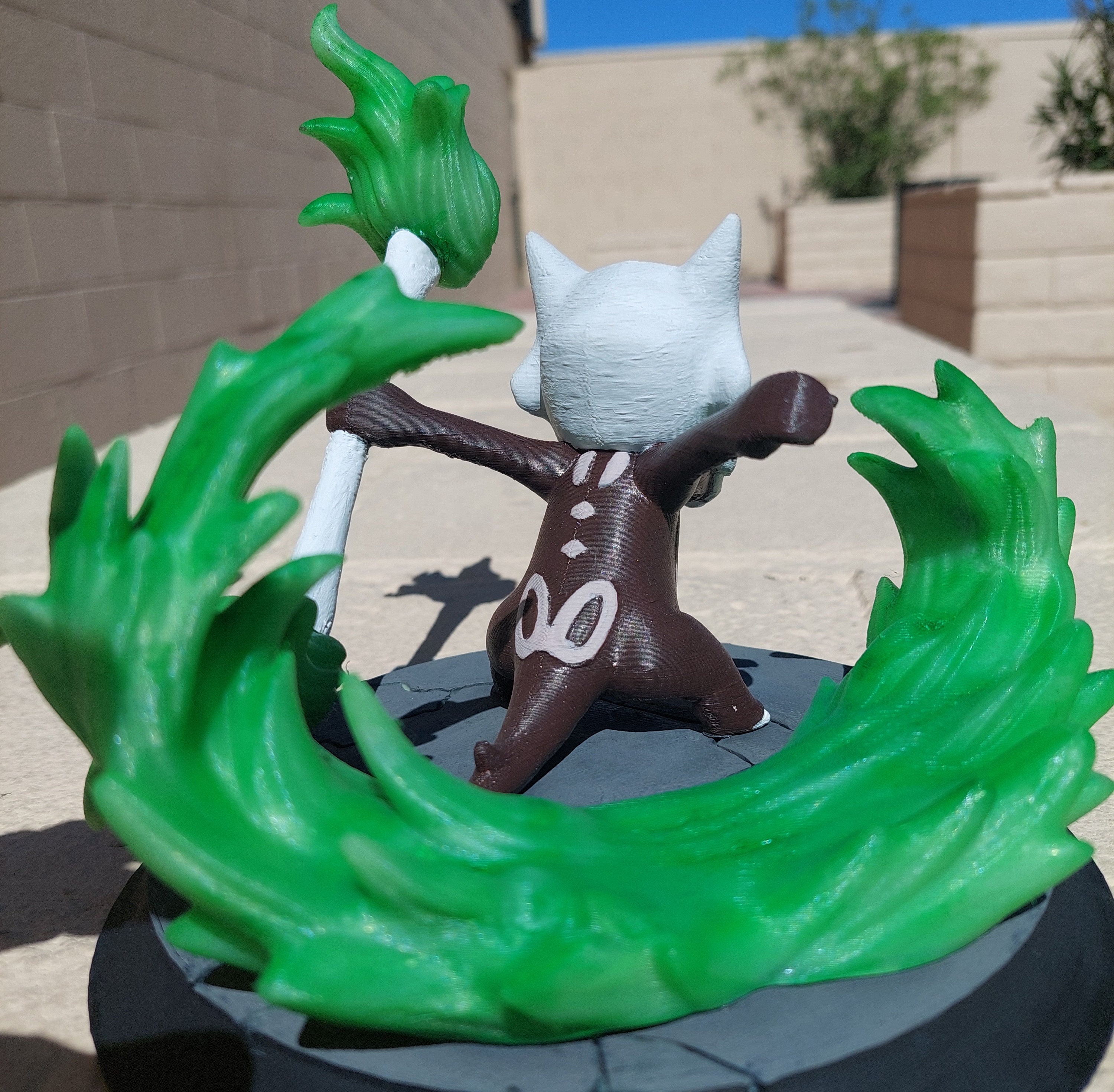 Alolan Marowak 3d Printed Figure - Etsy