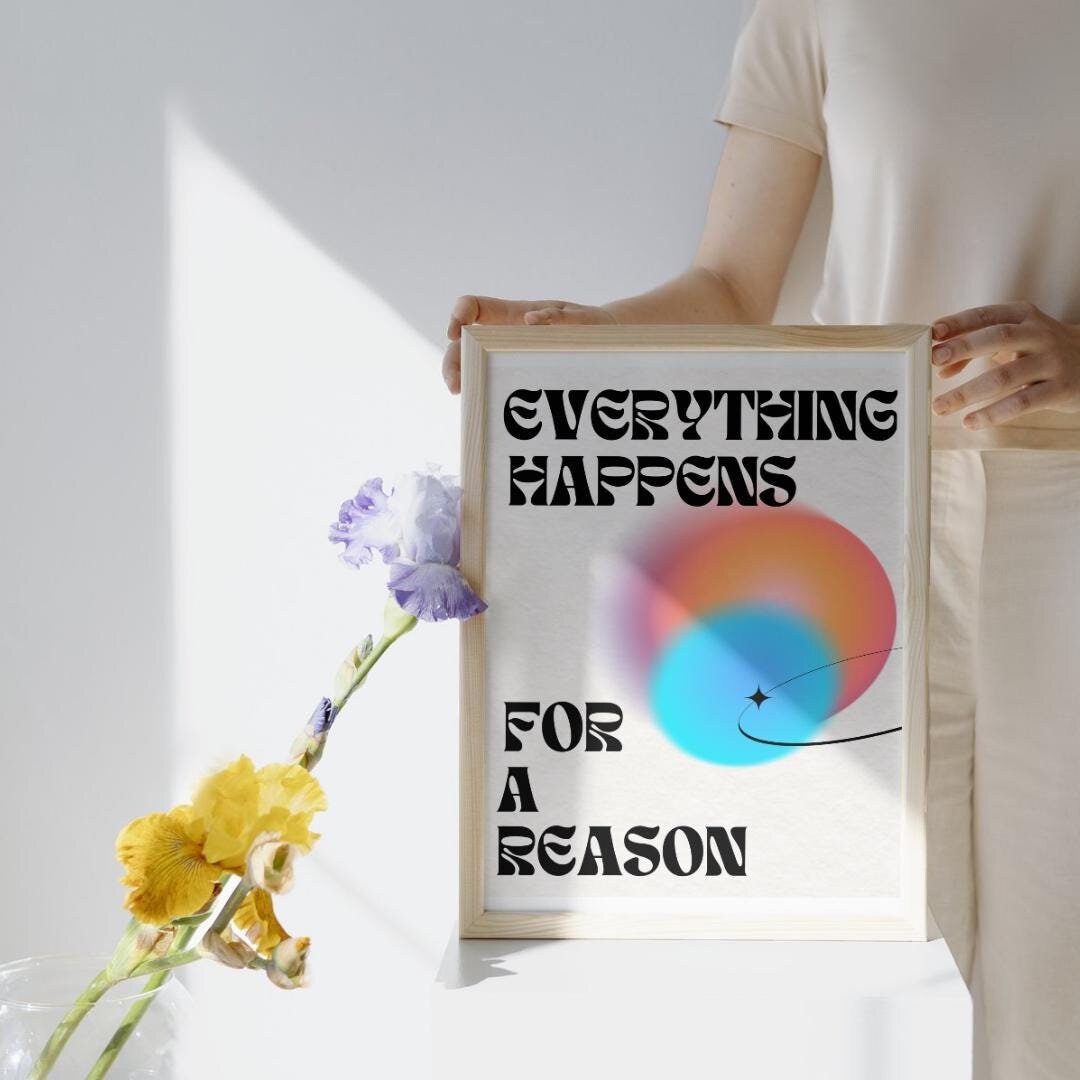 Motivational Art Poster, Quote Art, Wall Decor, Digital Prints ...