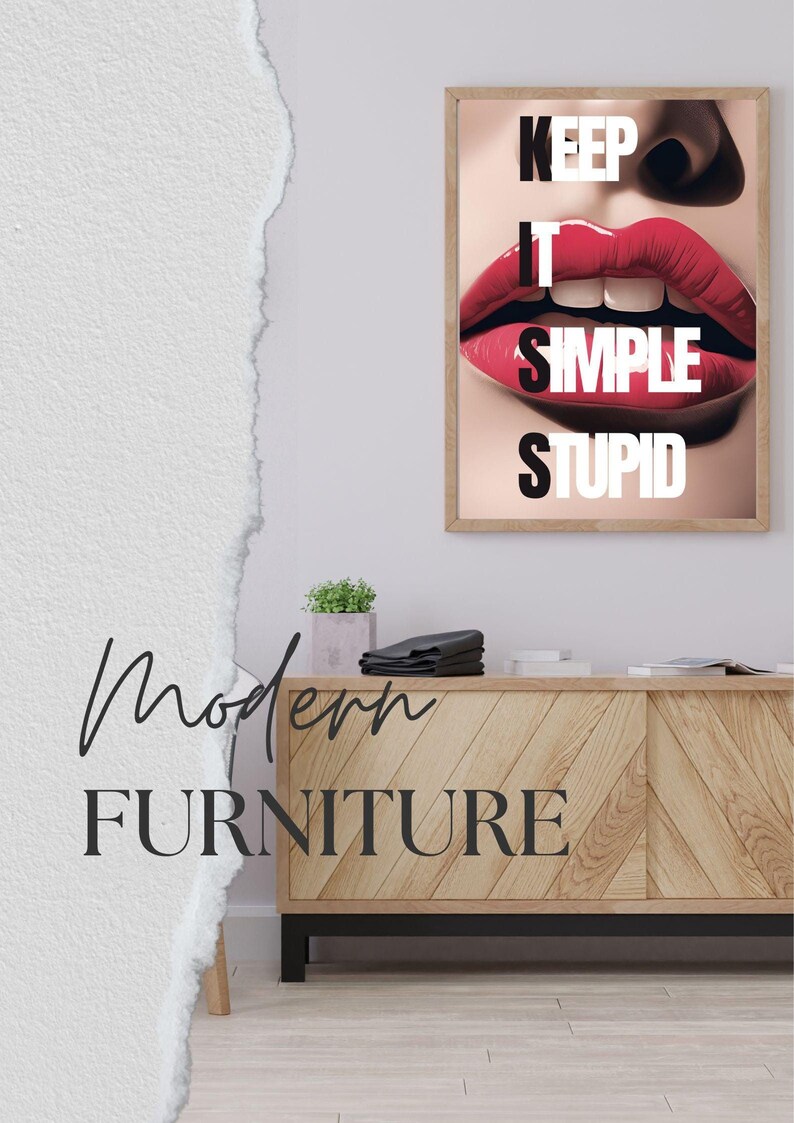Keep It Simple Stupid Poster - Etsy