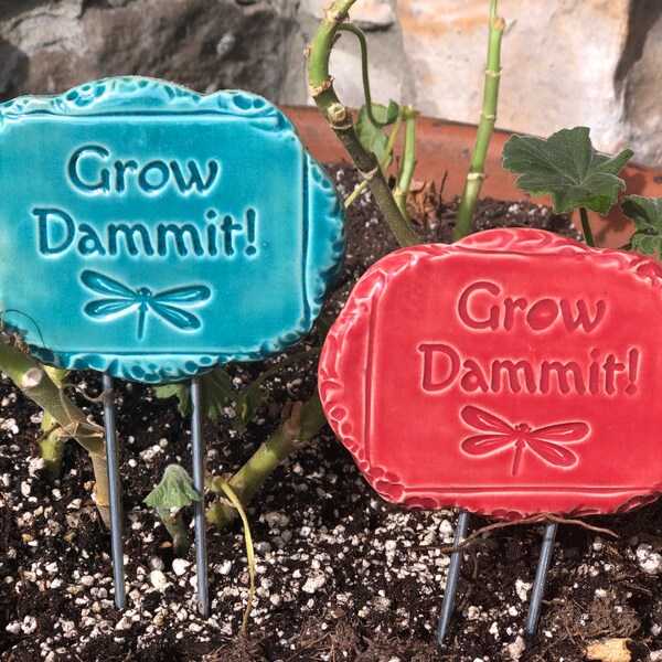 Grow Dammit - Etsy