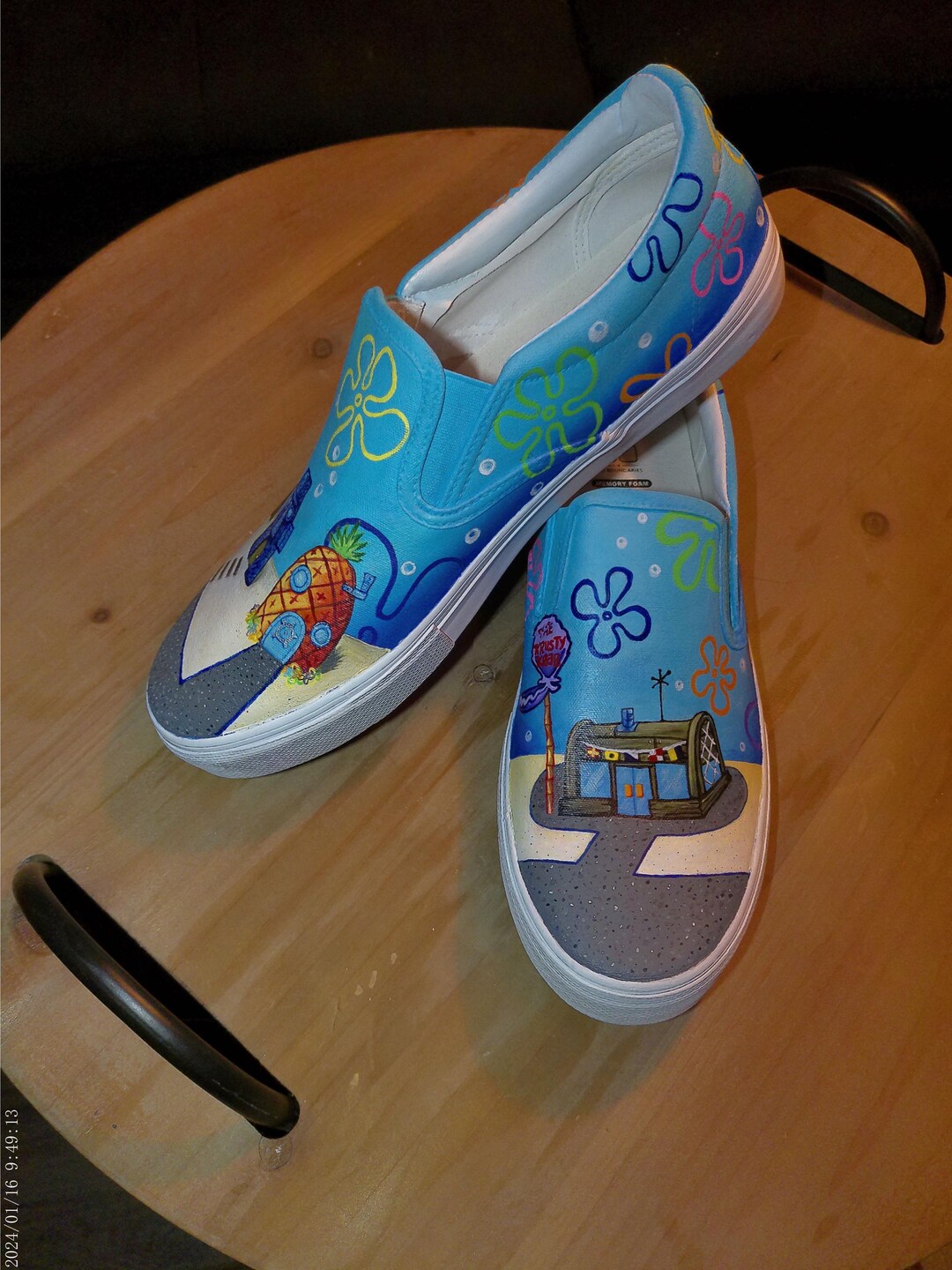 Bikini Bottom Custom No Boundaries Slip on Shoes Womens Size 11 ...