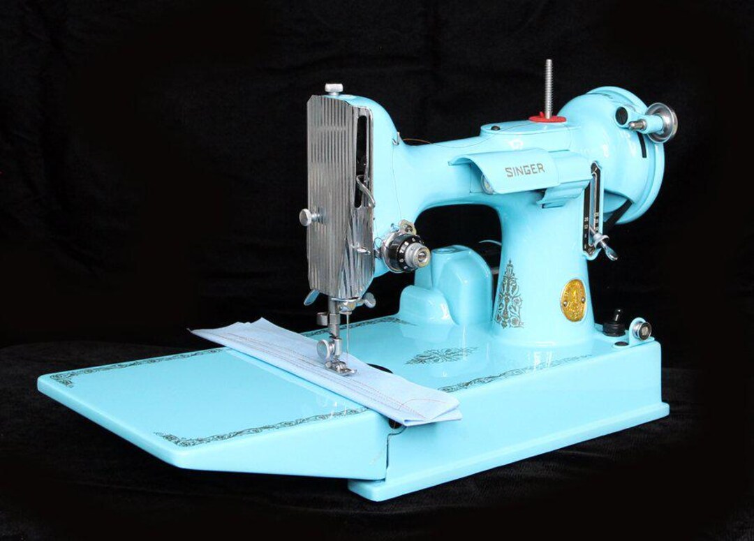 Custom Painted Singer Featherweight - New Mexico Skies - #AJ352997 - Etsy
