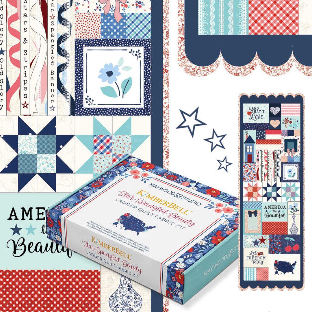 Kimberbell Star-spangled Beauty Ladder Quilt Complete BUNDLE - Etsy