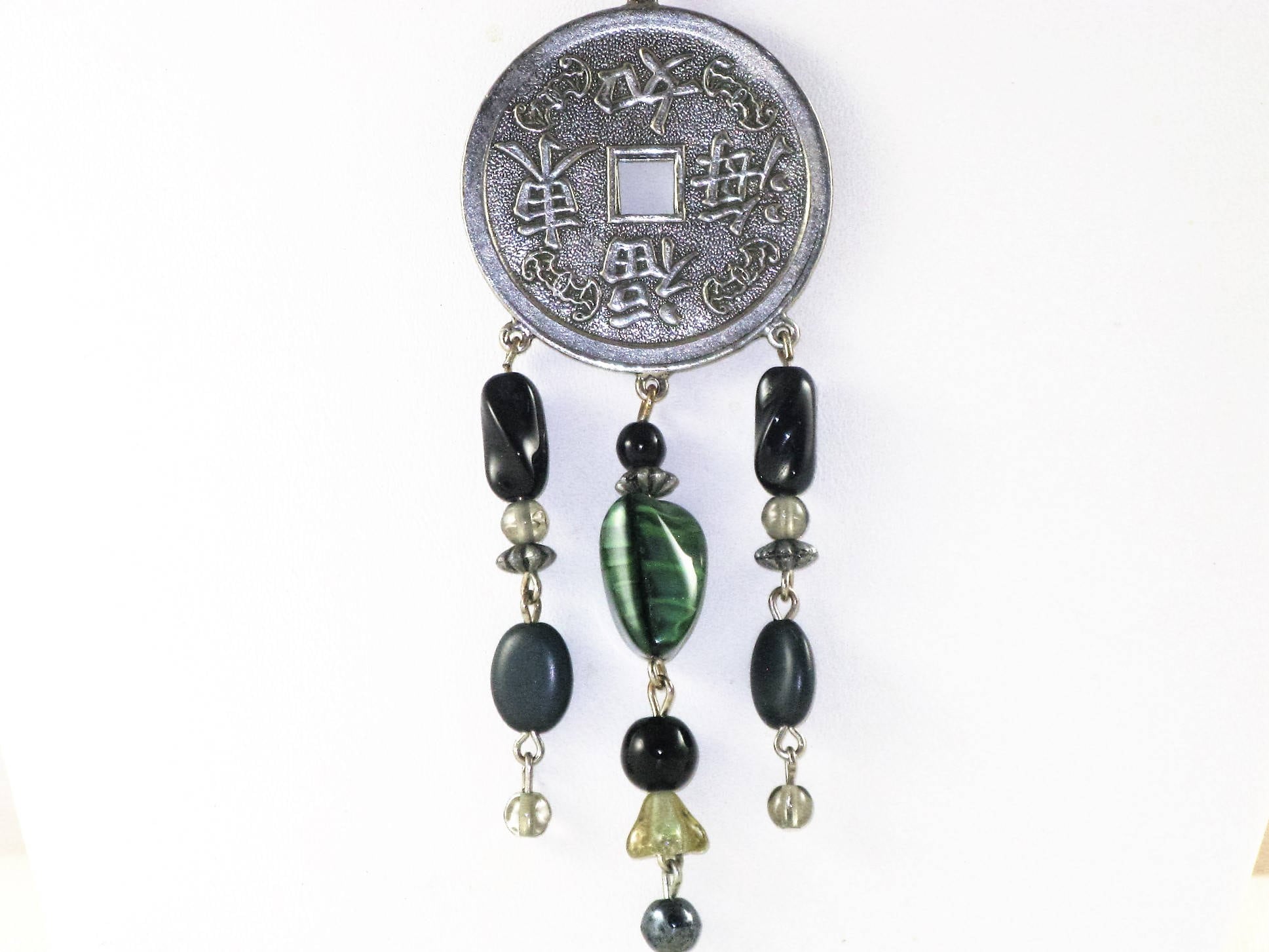 Vintage Asian Dangling Pendant Necklace (N-2-1) - Etsy