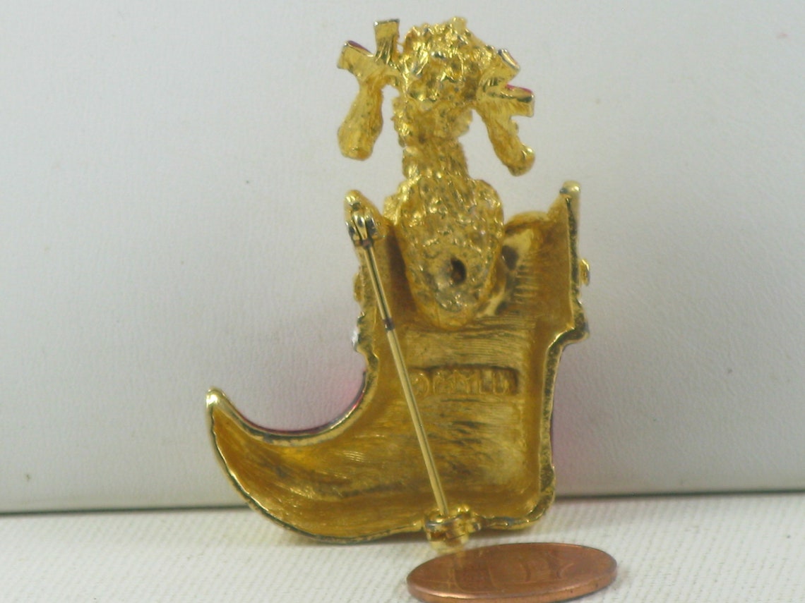 Vintage Mylu Poodle Dog in Santa Elf Boot Stocking Christmas - Etsy