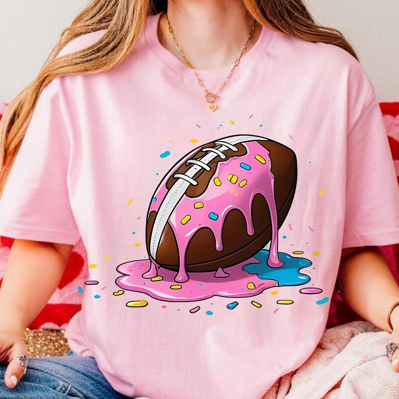 Football Drip for Lineman War Qb Rb Ice Cream Sprinkles Funny Png ...