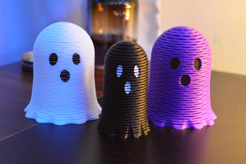 Slinky Ghosts - 3D Print - Etsy