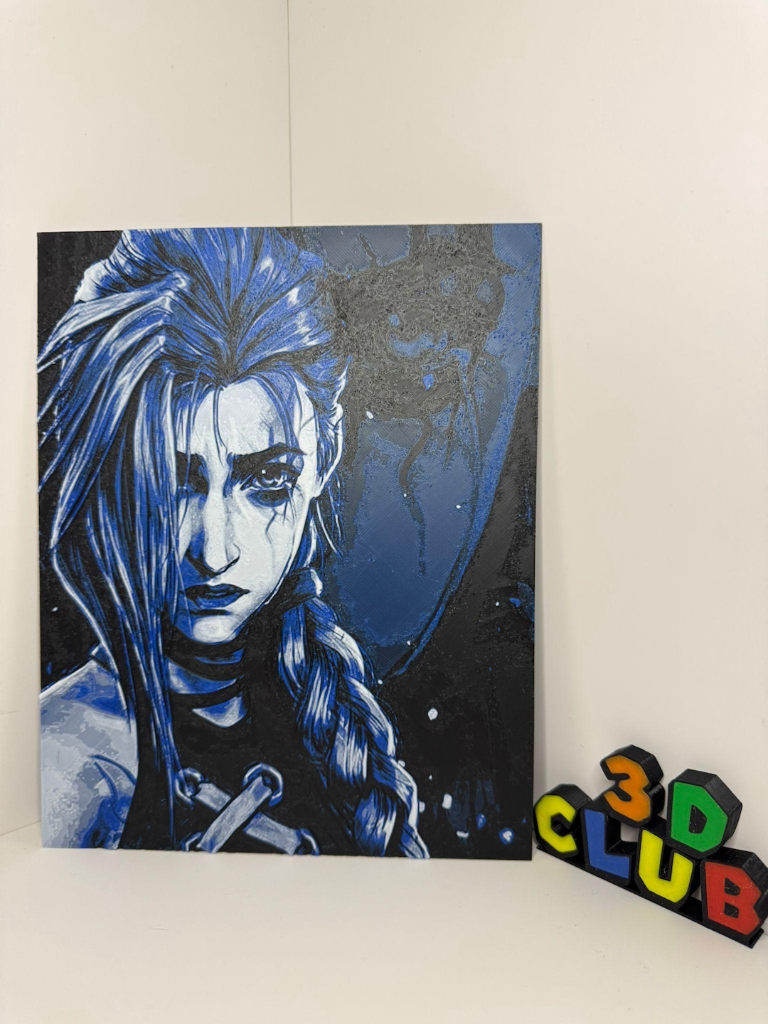 Jinx Arcane League of Legends Wall Decor 3D Printed Textured - Etsy