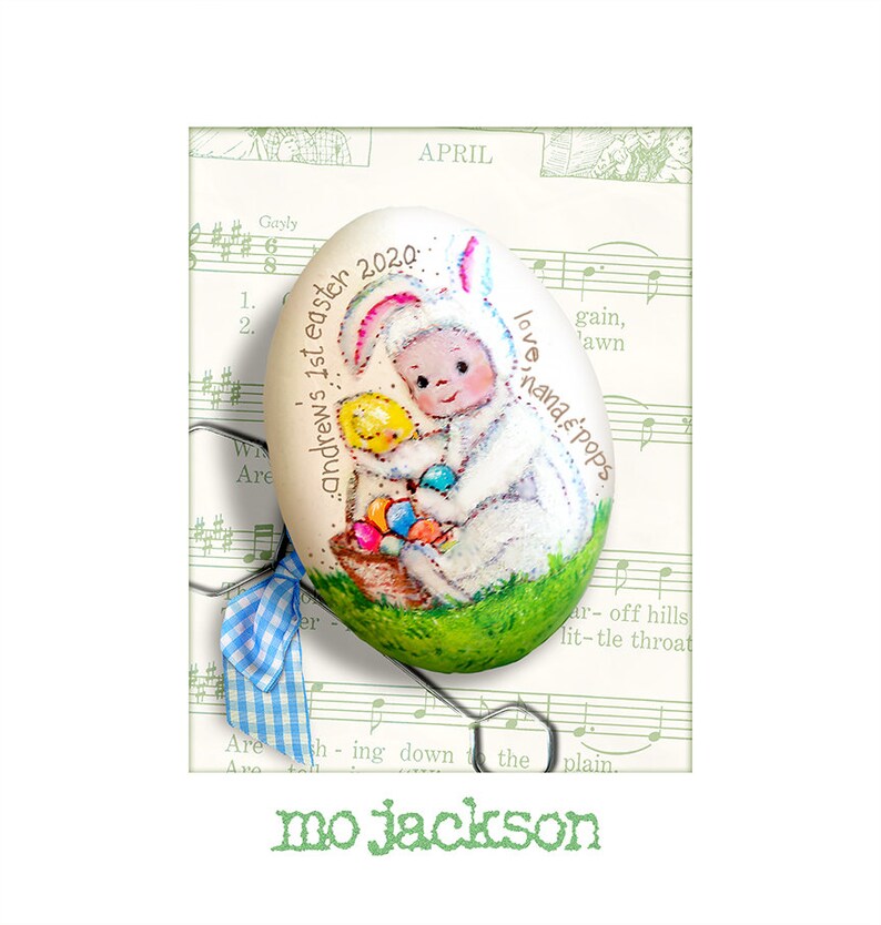 Personalized Easter Egg First Easter - Etsy