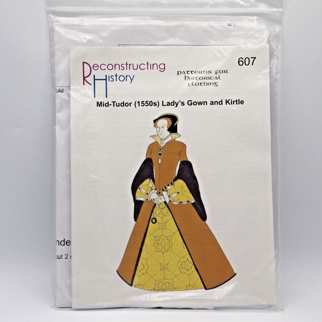 Mid-tudor 1550s Lady's Gown & Kirtle Reconstructing History Sewing ...