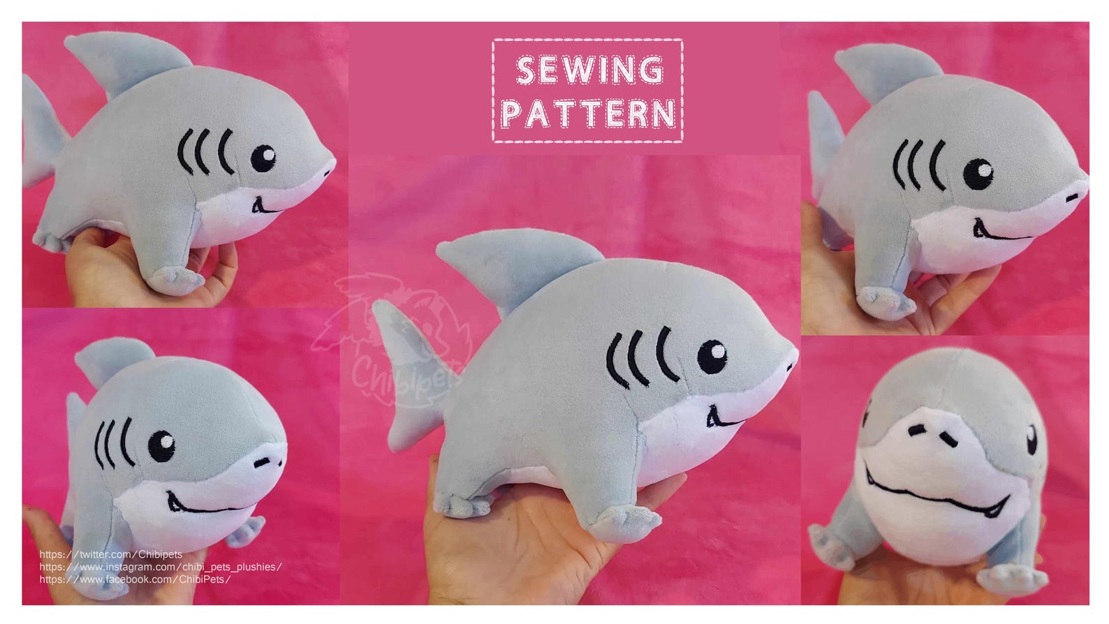 Land-shark - Sewing Pattern and Tutorial - Etsy UK